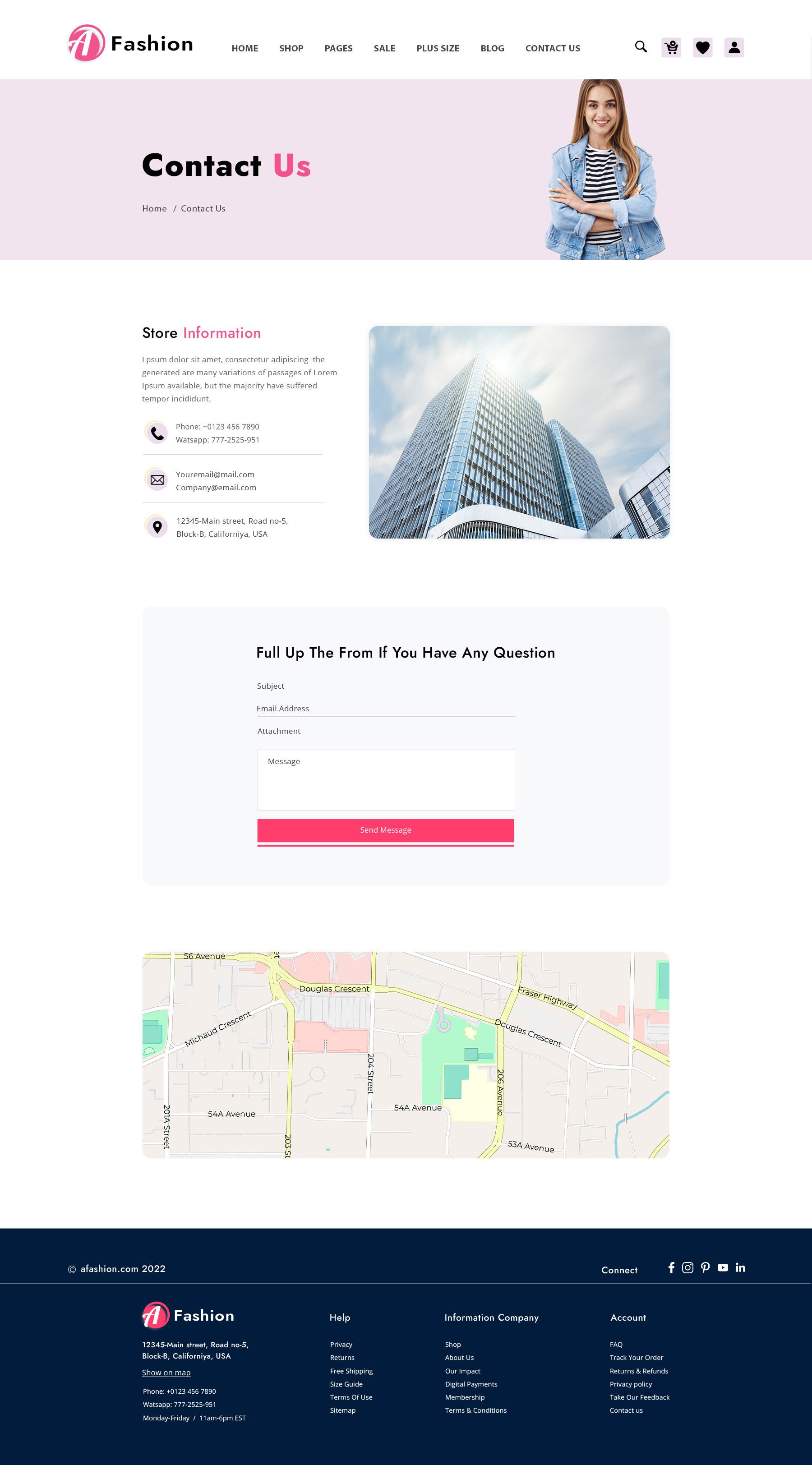 Stylish Clothing Website Template Designed in PSD | Freevaly